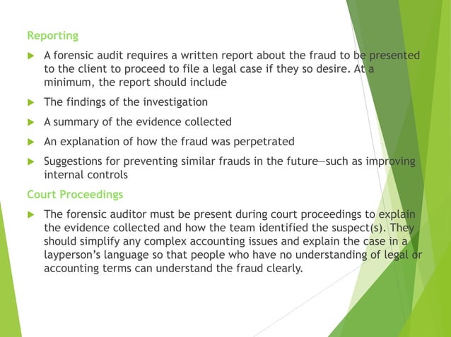 Forensic Audit Procedures | PPTX
