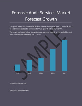 Forensic Audit Services Global Market Report 2018 | PDF