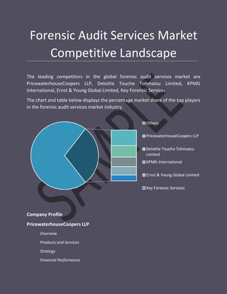 Forensic Audit Services Global Market Report 2018 | PDF