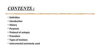 forensic autopsy ppt.pptx types of autopsy different types of incisions ...