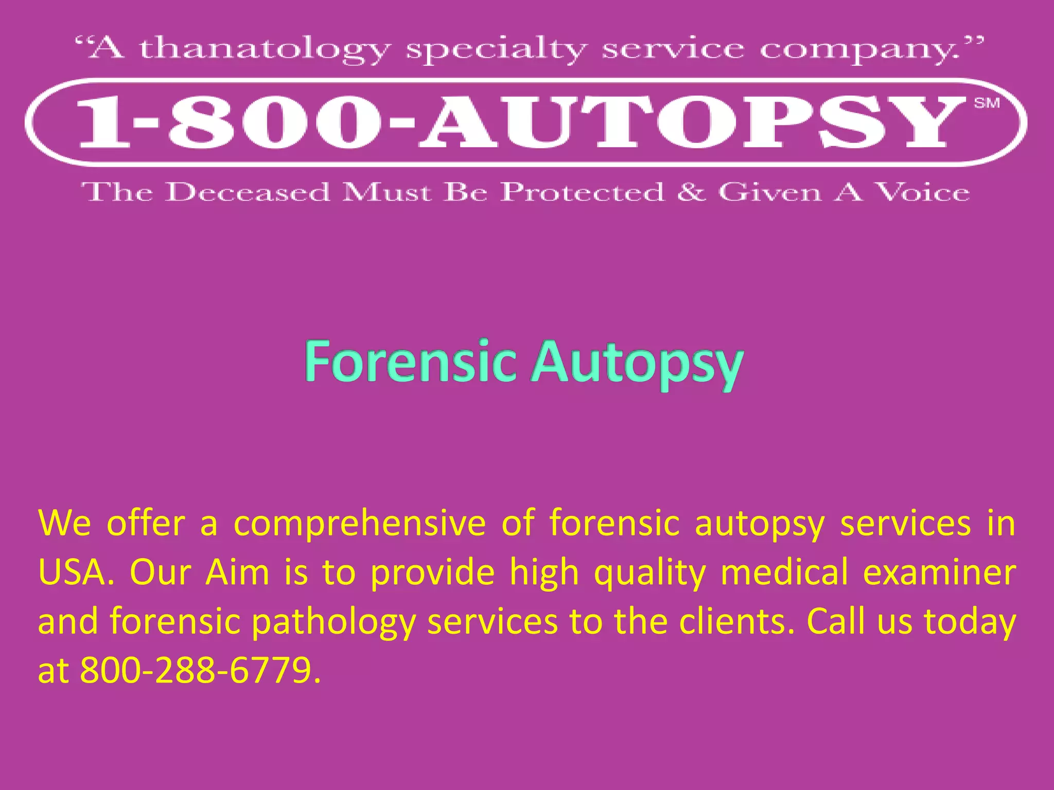 Forensic Autopsy | PPT