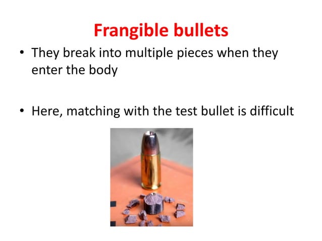 Forensic Ballistics.pptx | Arms & Ammunition | Sensitive Topics
