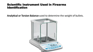 FORENSIC BALLISTICS bachelor science in criminology TOPIC 12.pptx
