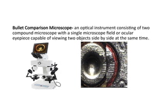 FORENSIC BALLISTICS bachelor science in criminology TOPIC 12.pptx