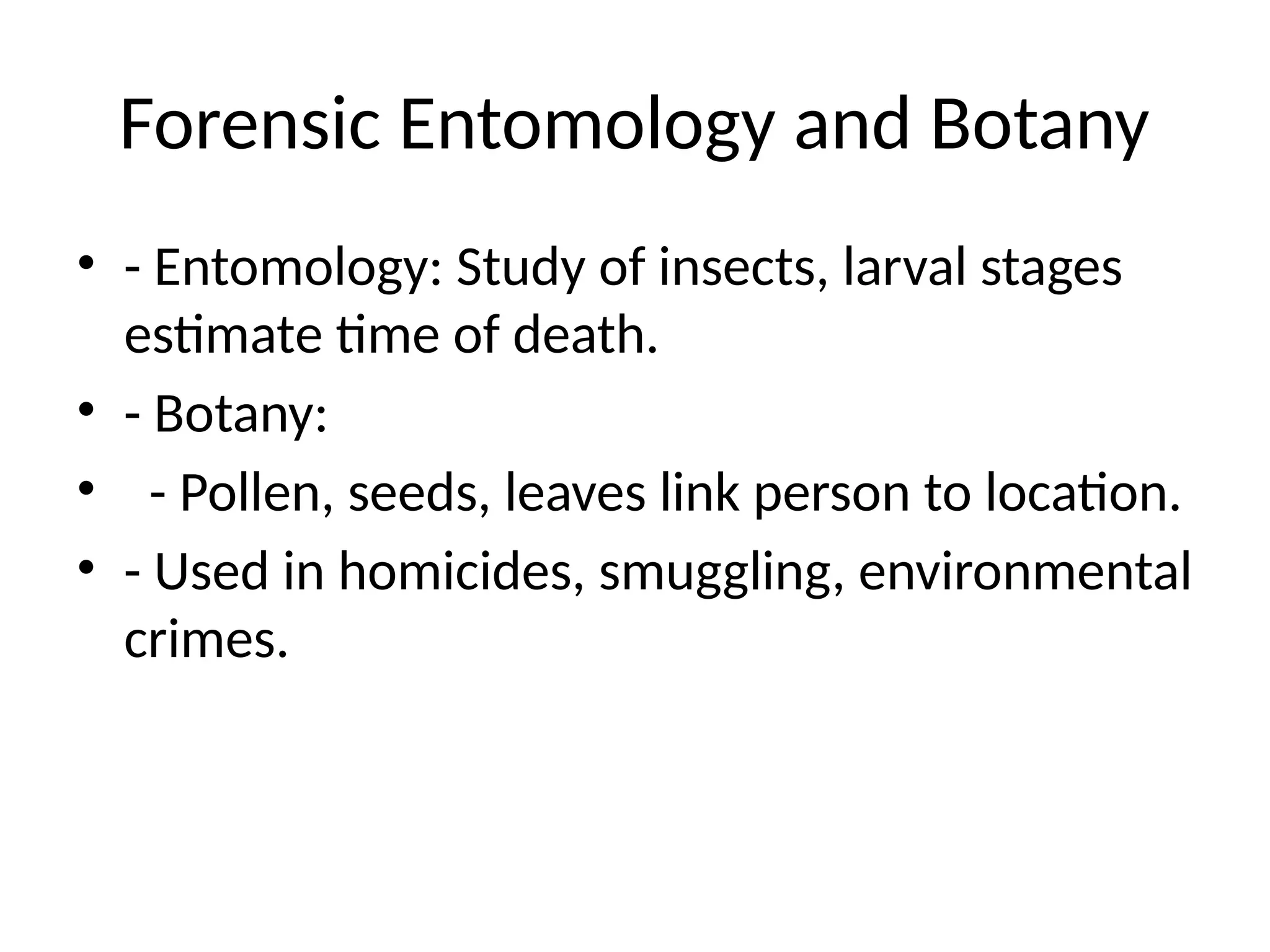 Forensic_Biology_Presentation,,,,,,,,,,,,,,, | PPTX