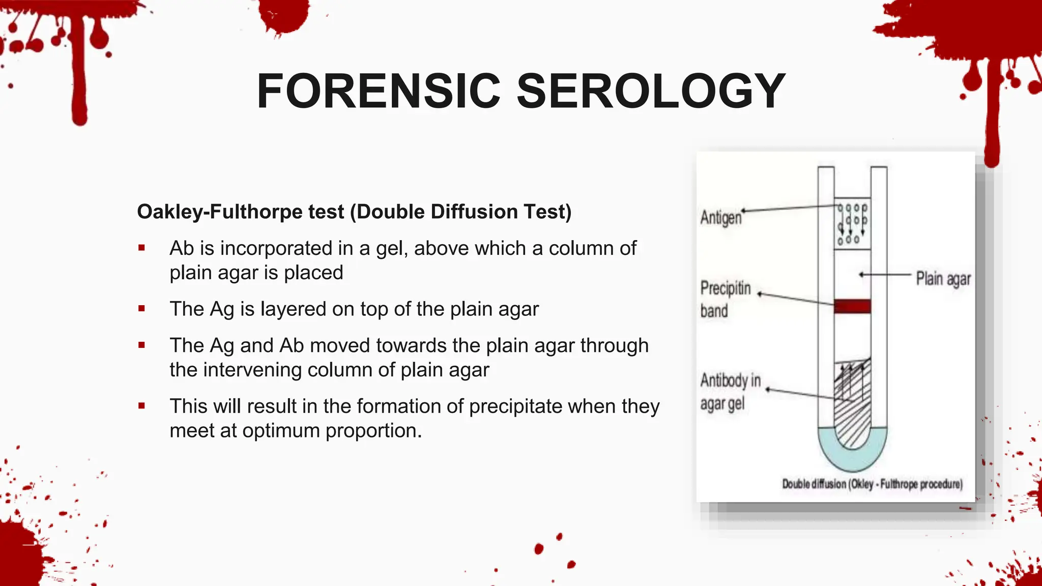 Forensic Blood Analysis --- 2-4-2024.pptx | Blood Disorders | Diseases ...