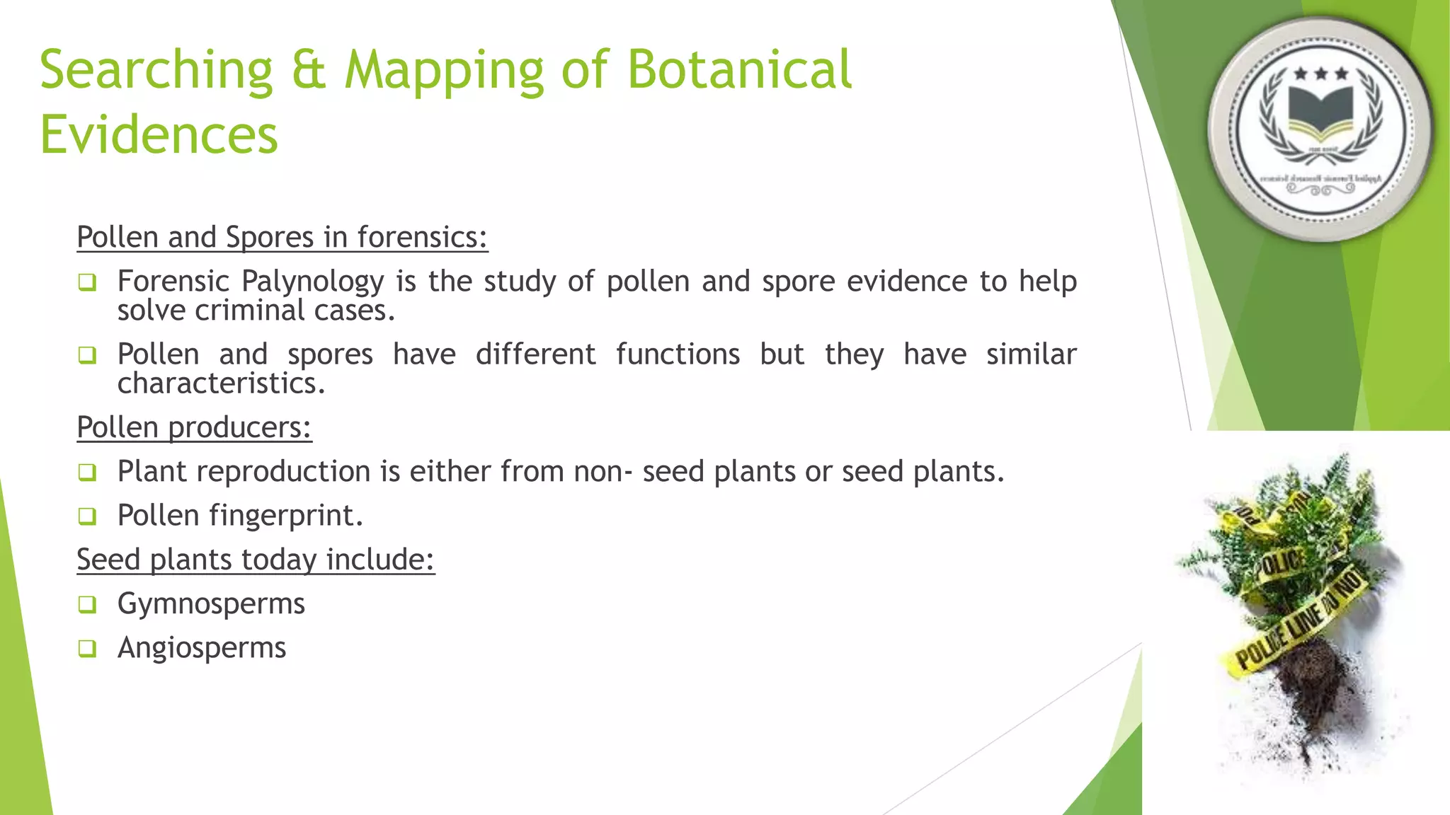 Forensic Botany | PPTX