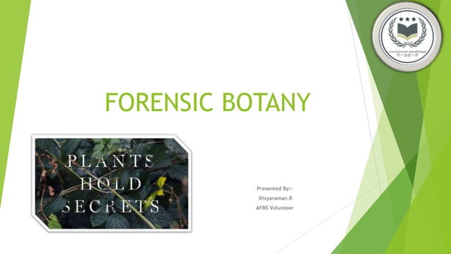 Forensic Botany | PPTX