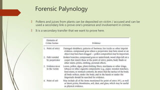 forensic botany .................................... | PPTX