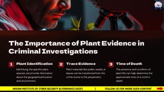 Forensic Botany and its medicolegal application in crime scene analyais.pdf