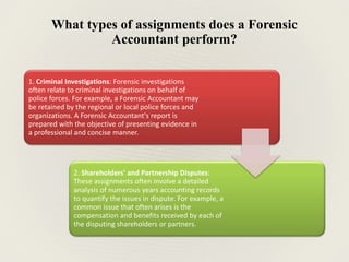 Forensic Accounting in Brief | PPTX