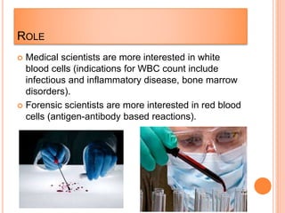 Forensic characterization of blood | PPTX