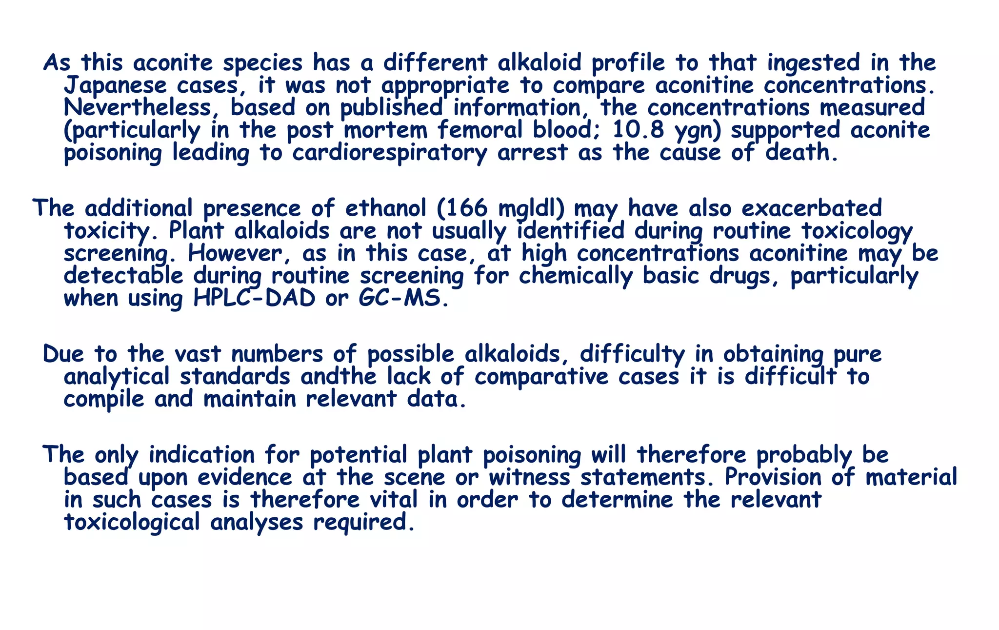 Aconitine Poisoning | PPTX