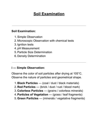 Gun Powder Analysis, Soil Examination, FORENSIC ETHICS, Drug Types ...