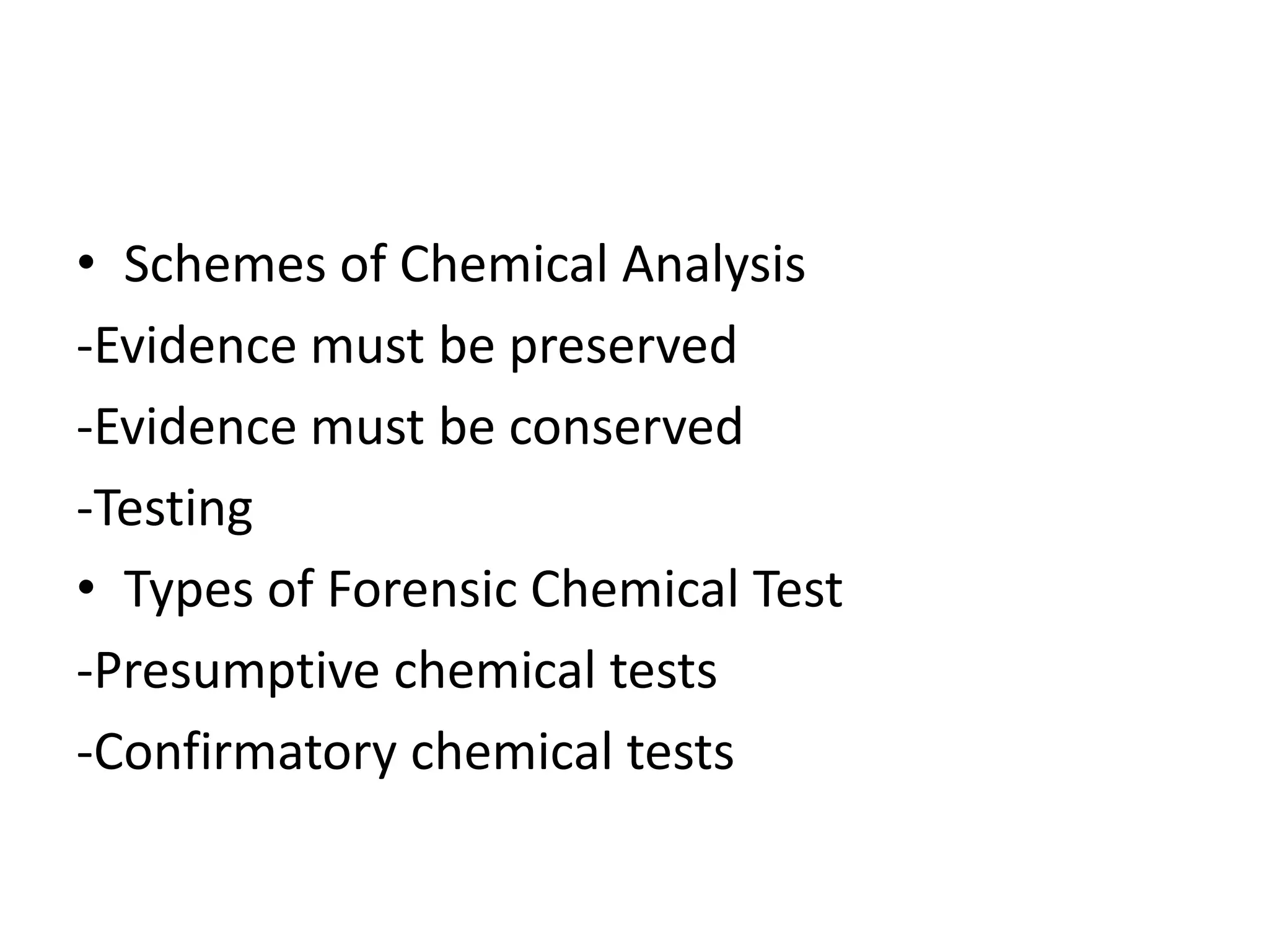 Forensic chemistry | PPTX