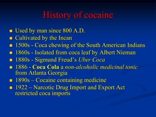Forensic cocaine drug abuse | PPT