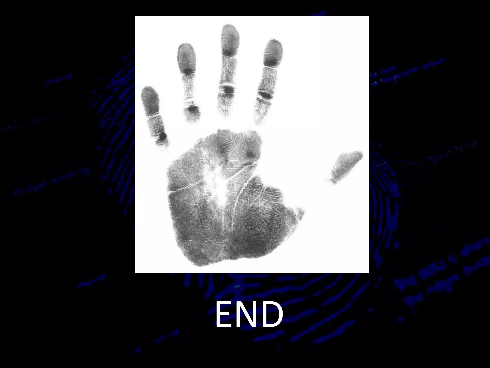 Forensic dactyloscopy | PPT