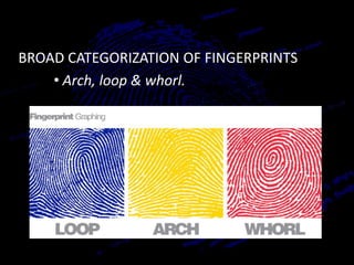 Forensic dactyloscopy | PPT