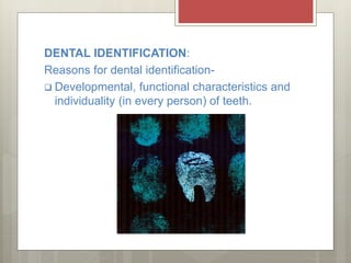 Forensic dentistry | PPTX