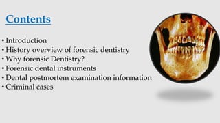Forensic dentistry | PPTX