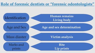 Forensic dentistry | PPTX