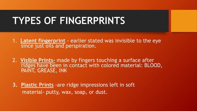 DEVELOPMENT OF FINGERPRINTS | PPTX | Skin and Dermatology | Diseases ...