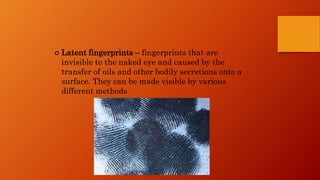 DEVELOPMENT OF FINGERPRINTS | PPTX