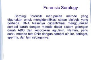 Forensic dna analysis | PPT
