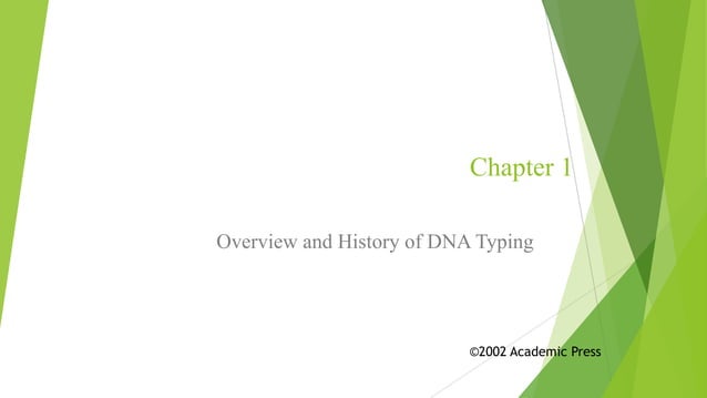 Forensic dna typing by John M Butler | PPTX