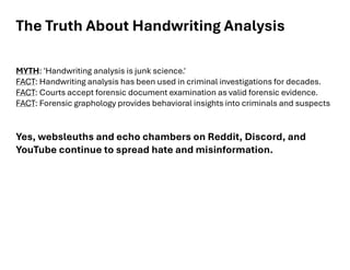 Forensic Document Examination & Forensic Graphology Slideshare.pdf