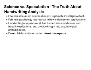 Forensic Document Examination & Forensic Graphology Slideshare.pdf