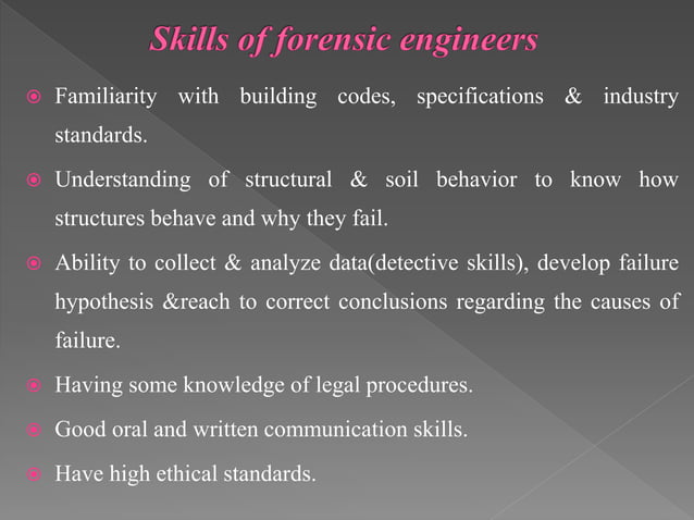 Forensic engineering | PPTX | Civil Engineering Industry | Industries