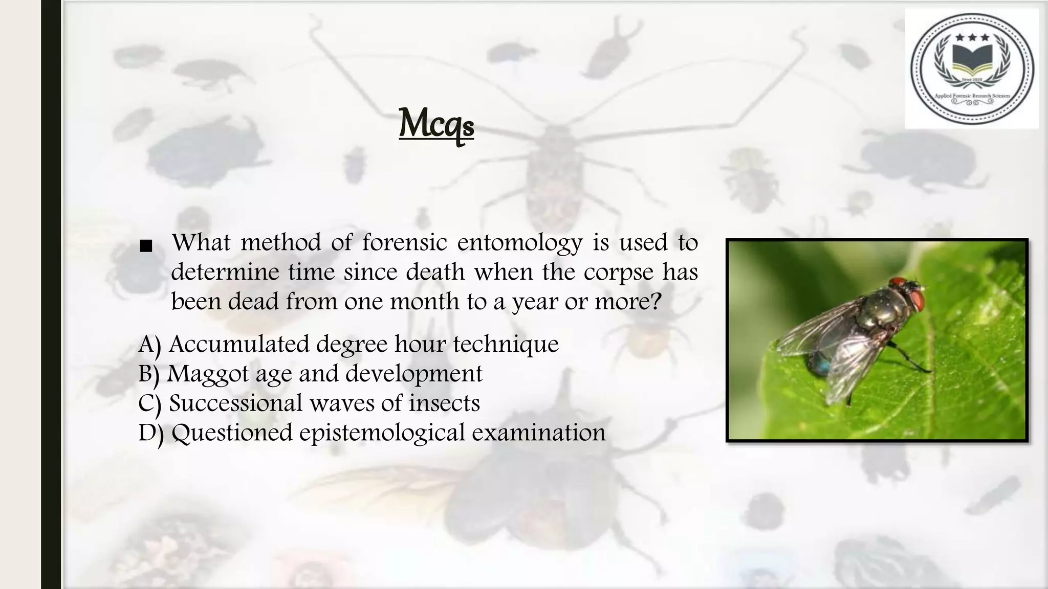 Forensic Entomology | PPTX