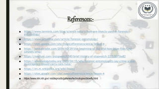 Forensic Entomology | PPTX | Biological Sciences | Science