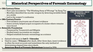 Forensic Entomology: Insects as Evidence | PDF