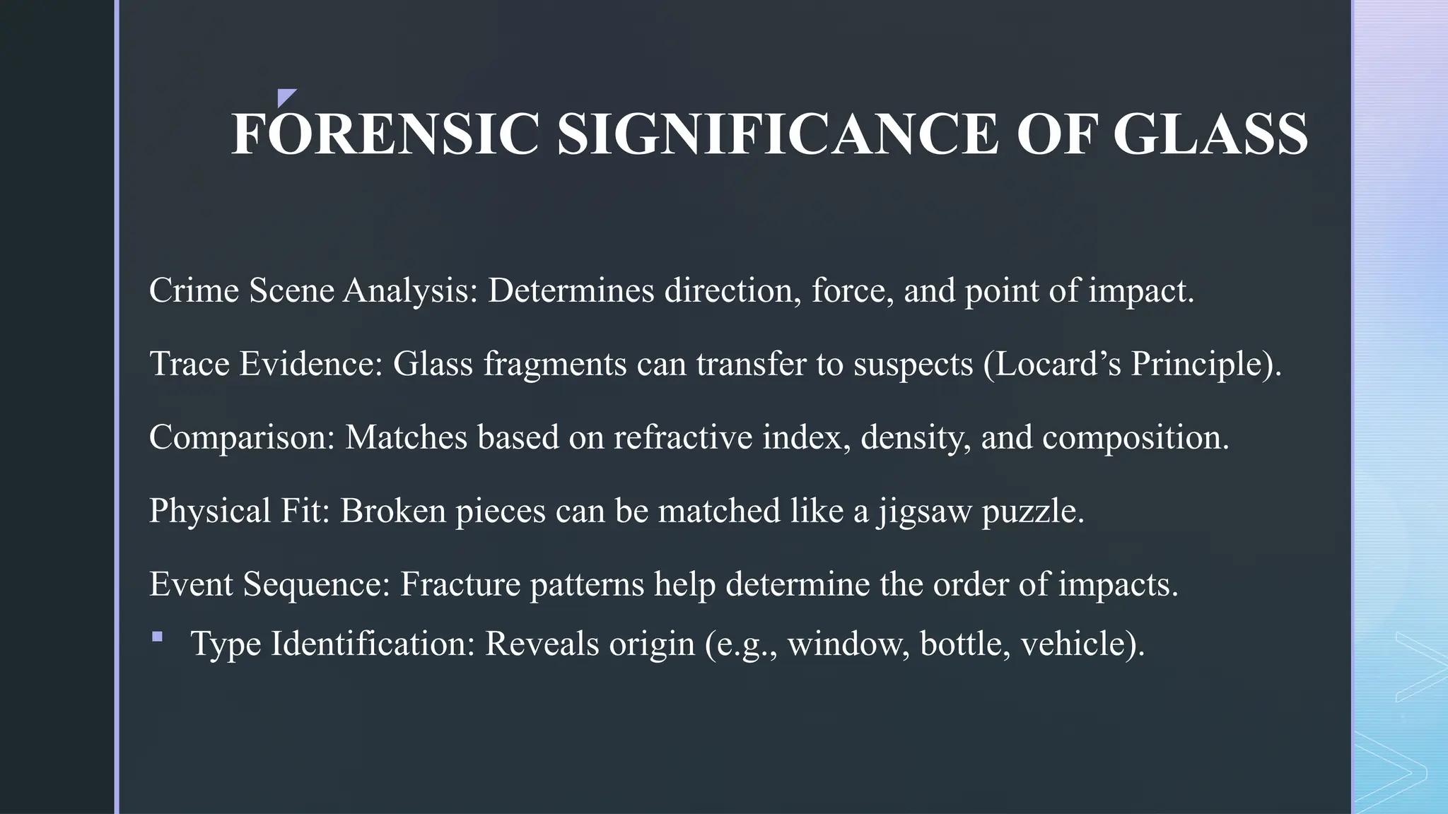 forensic examination of glass evidence.pptx