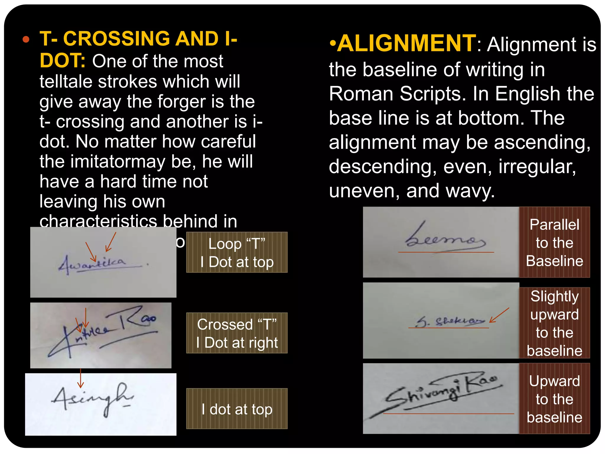 Forensic examination of signature | PPTX