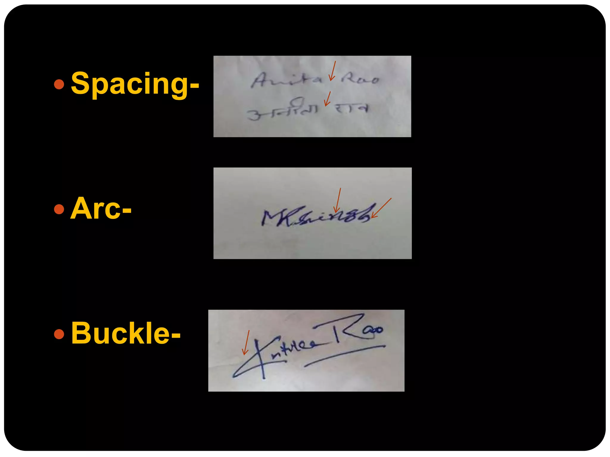 Forensic examination of signature | PPTX