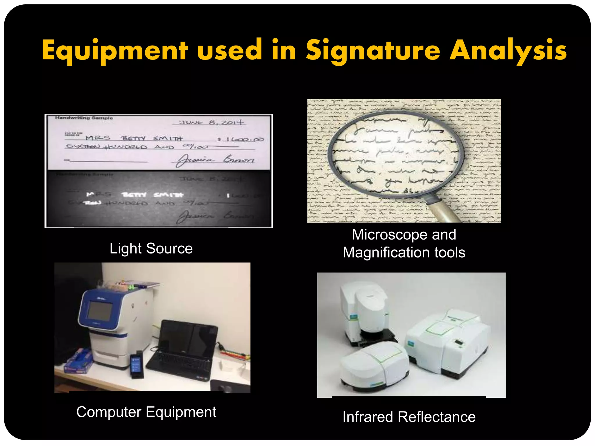 Forensic examination of signature | PPTX