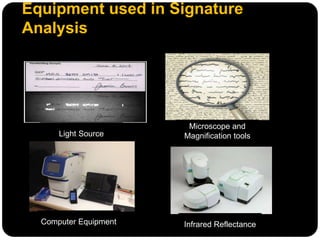 Forensic Examination of Signature | PPTX