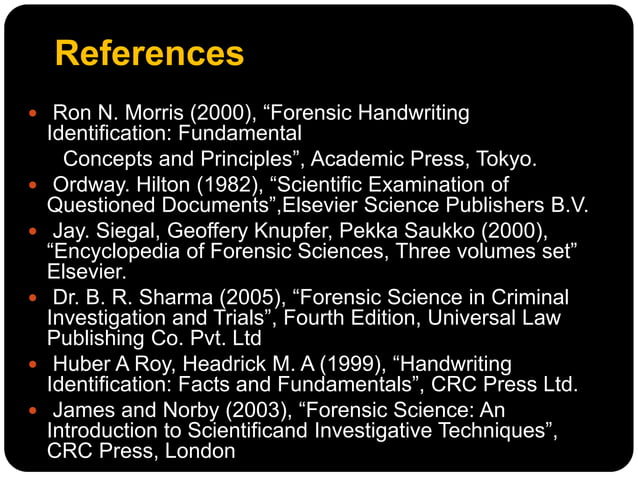 Forensic Examination of Signature | PPTX