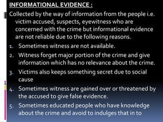 Forensic expert evidence | PPTX