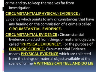 Forensic expert evidence | PPTX