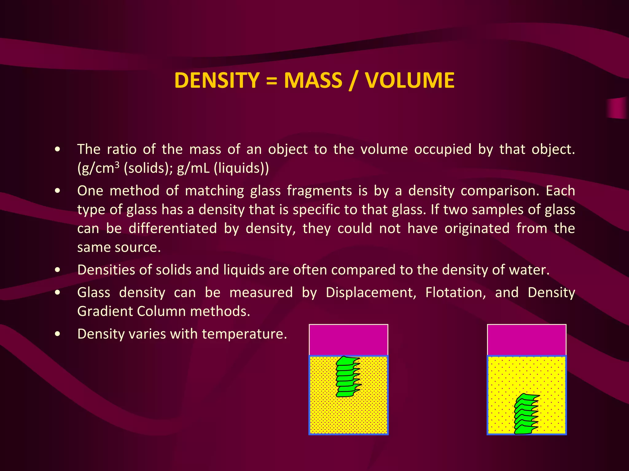 Glass Analysis in Forensic Science | PPT