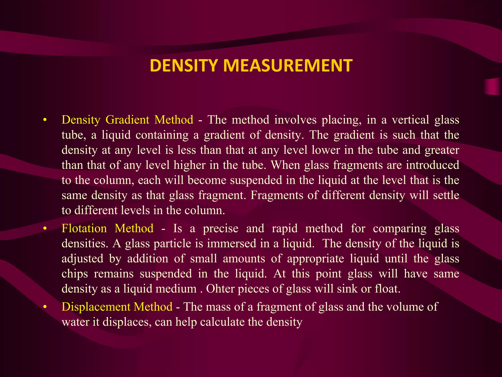 Glass Analysis in Forensic Science | PPT