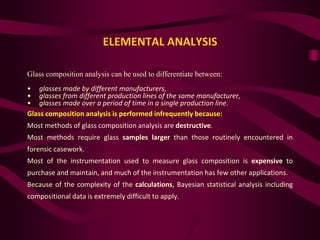 Glass Analysis in Forensic Science | PPT