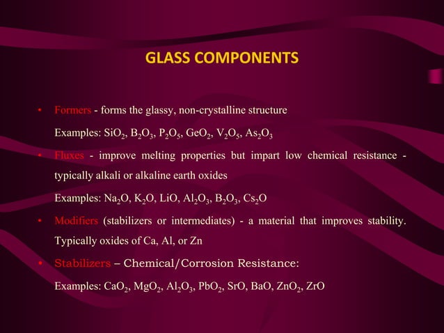 Glass Analysis in Forensic Science | PPT | Chemistry | Science