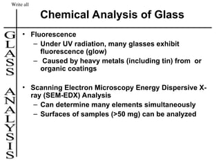 Forensic_Glass_types of glass, glass fractures | PPT