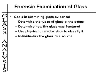Forensic_Glass_types of glass, glass fractures | PPT