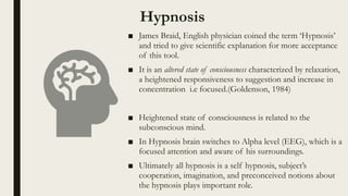 Forensic hypnosis1 | PPTX